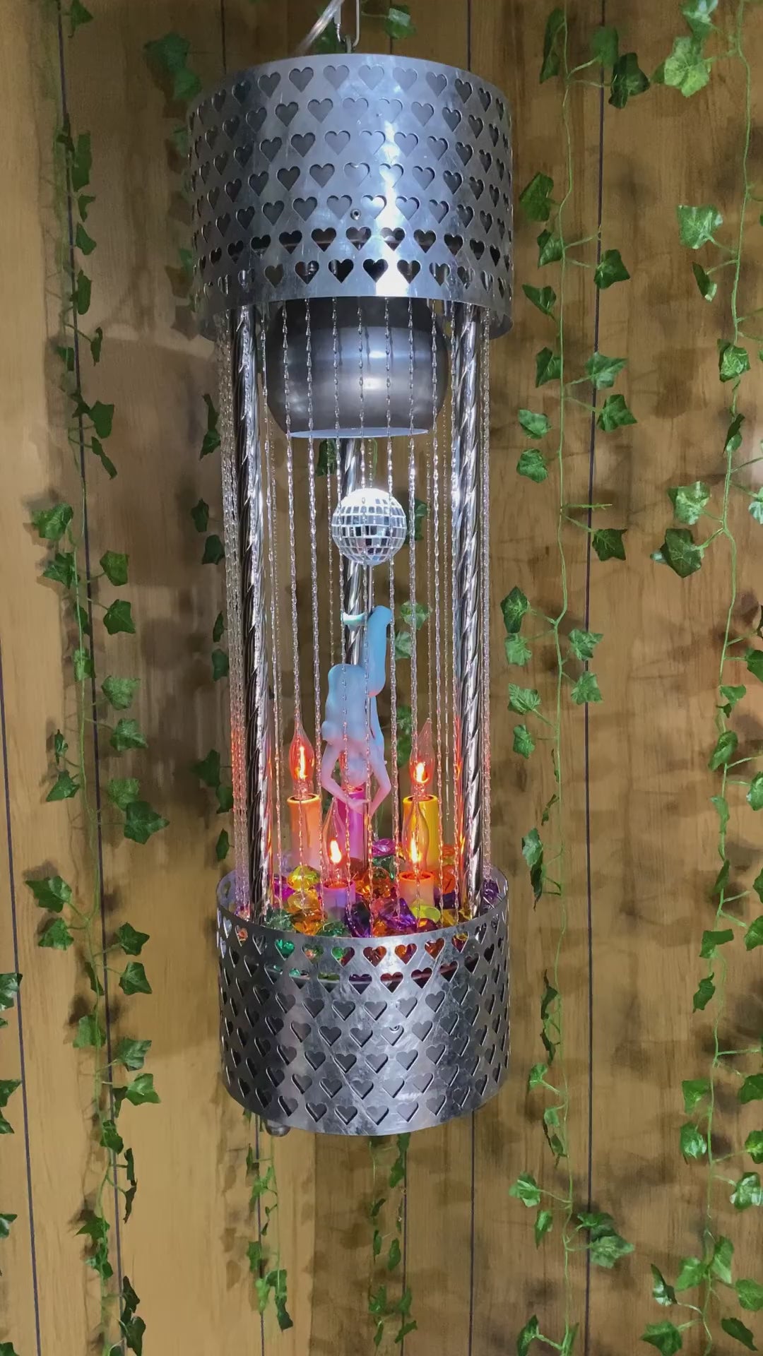 Rain Lamp: Pole Dancer with Candles – Rain Oil Lamps